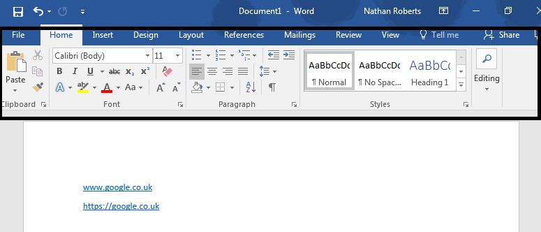 How to create a Hyperlink in Microsoft Office Word – Tech Enthusiast UK ...